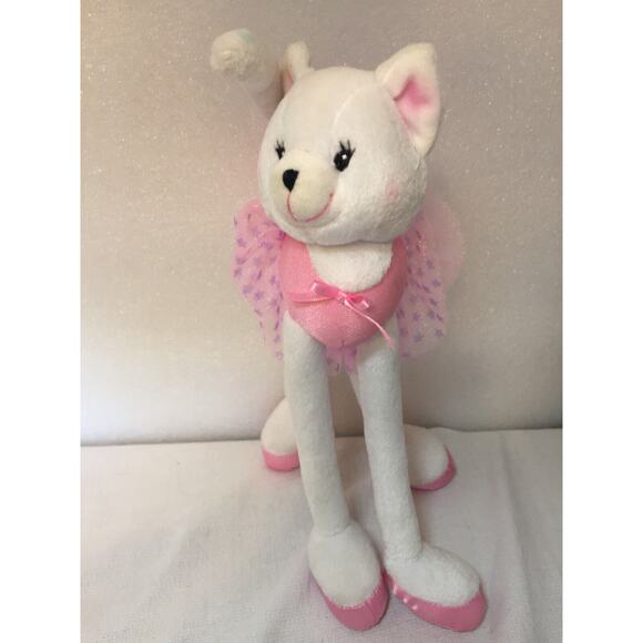 Mattel | Toys | Barbie Ballerina Kitty Cat Plush White 1 Long Legged ...